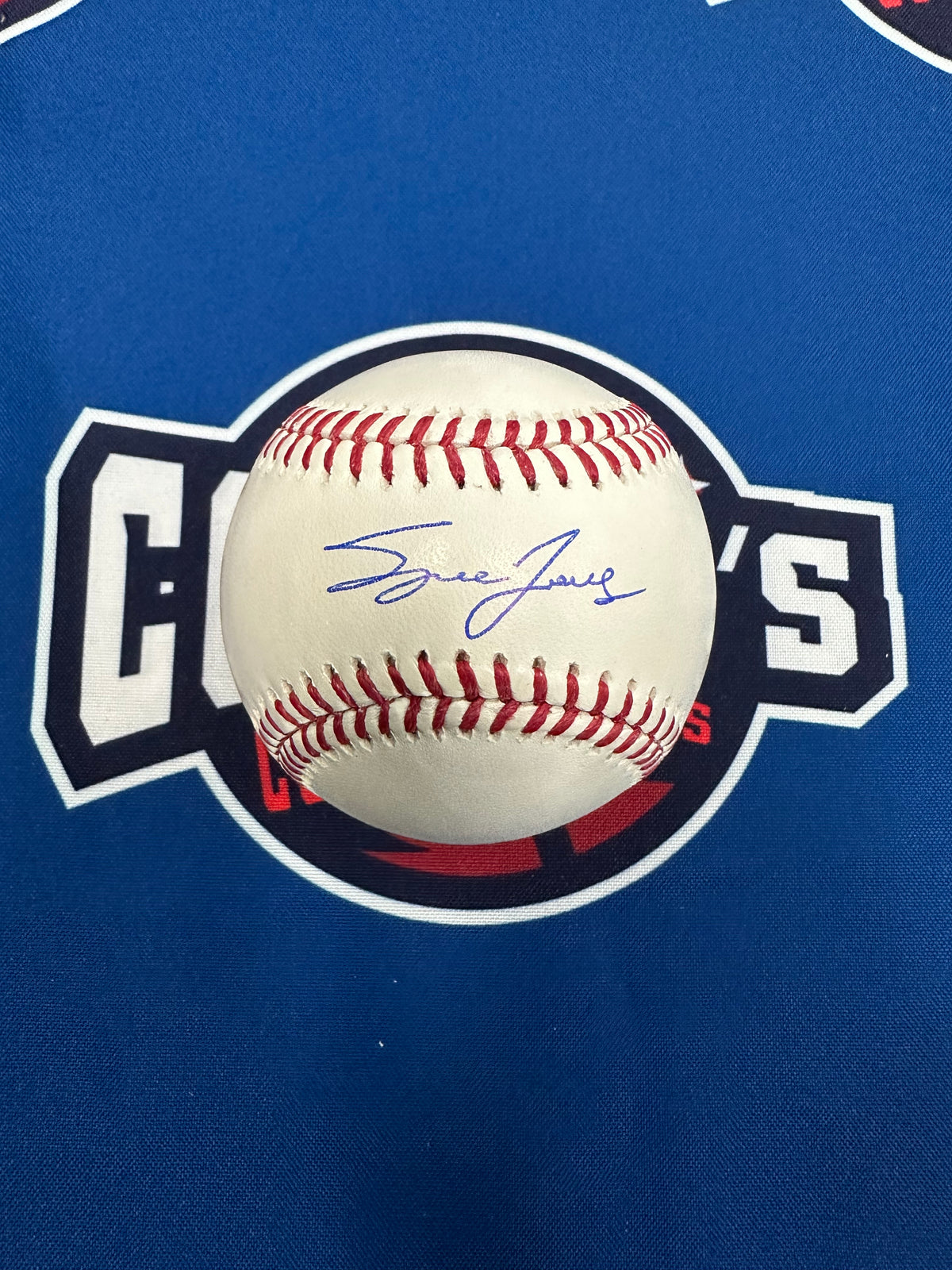 Spencer Jones Autographed OMLB (Fanatics/MLB) — Coach's Collectibles