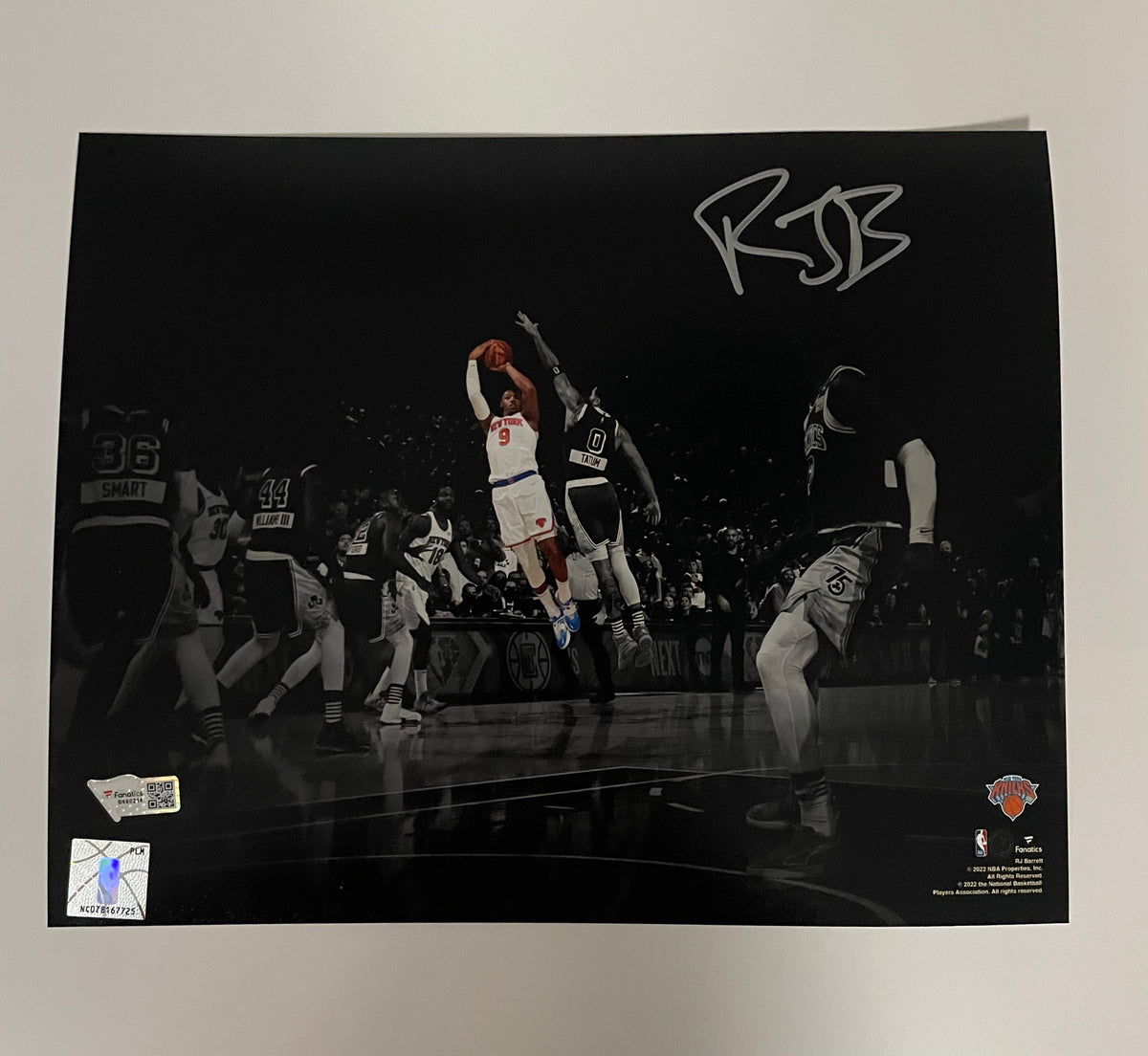RJ Barrett Autographed 8x10 Custom Spotlight Game Winning Shot Photo ...