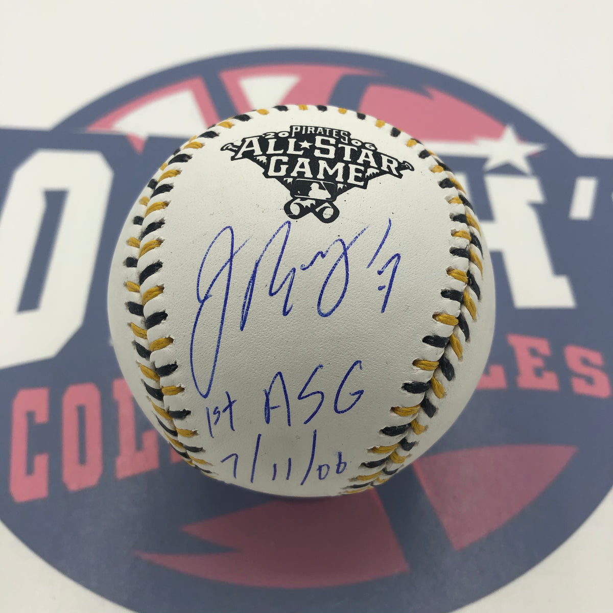 Jose Reyes Autographed 2006 All Star Baseball with 1st ASG 7-11-06 Ins ...